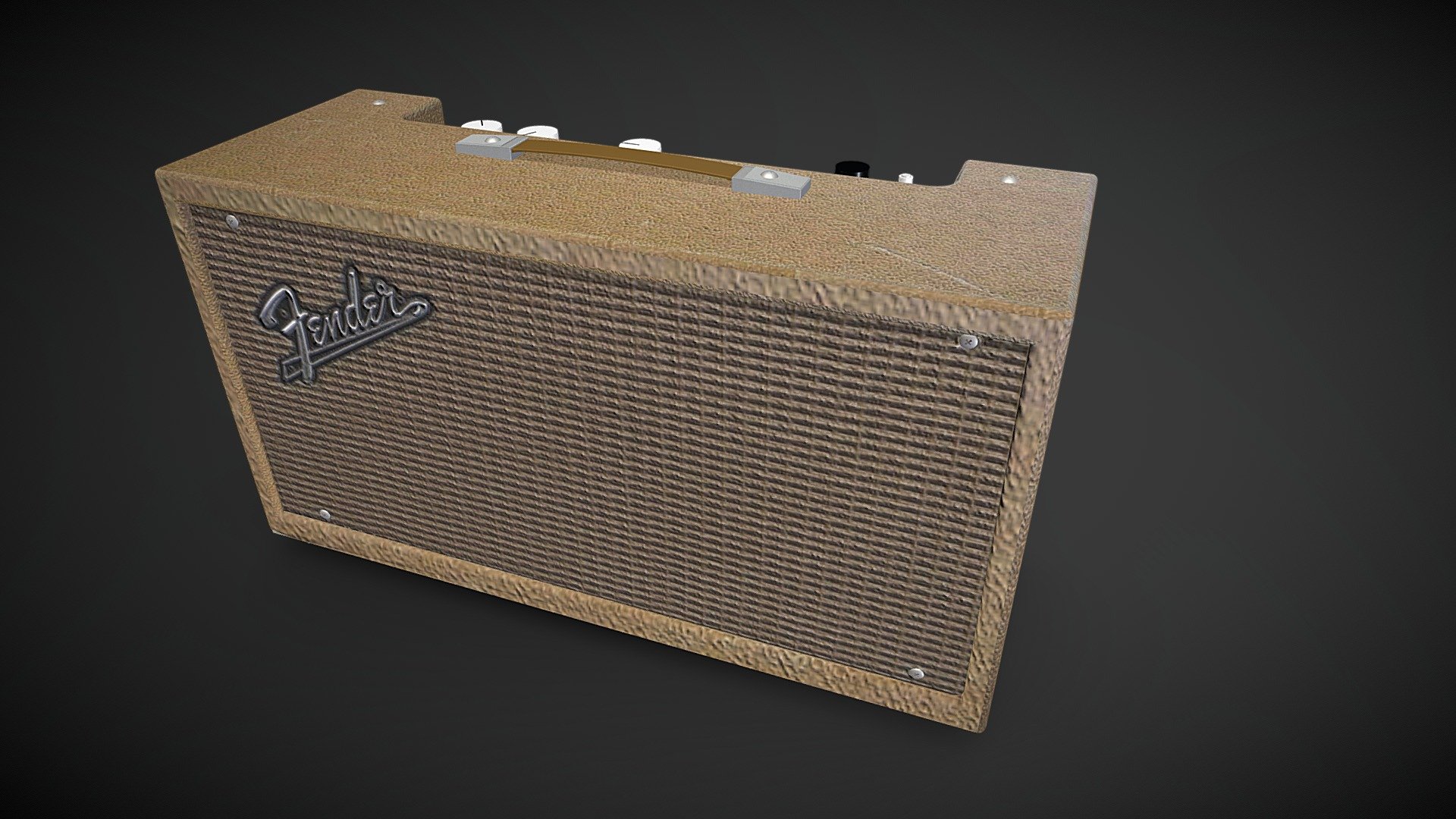 Fender Reverb Unit - 3D model by Rusted Moon (@rusted-moon.com ...