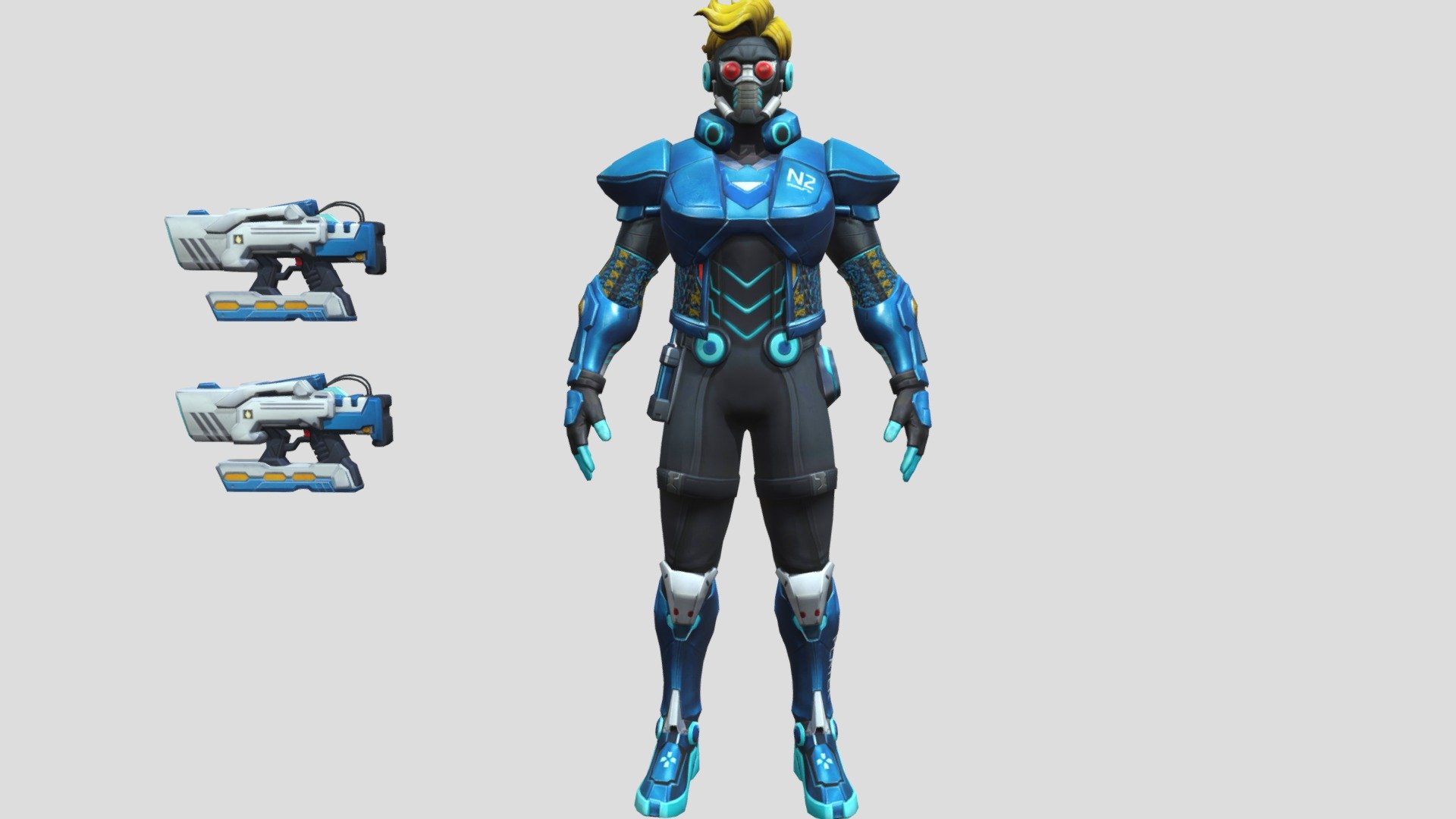 Star Lord(Arcade) - Download Free 3D model by 3D MODELS (@3dworldz ...