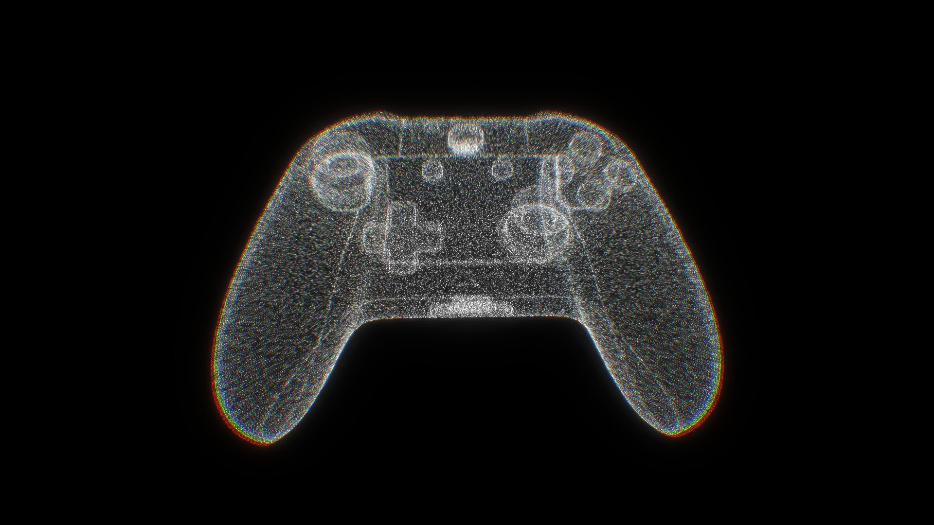 PointCloud Game Controller Hologram - Buy Royalty Free 3D model by 𝔼ℕ𝔼𝔸 ...