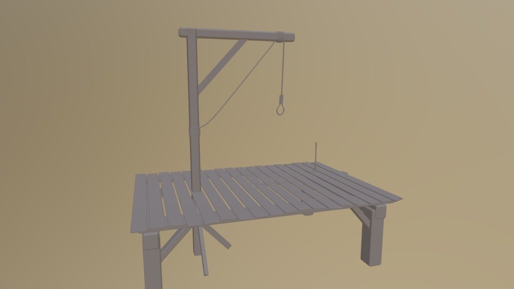 Gallows - 3D model by ReFractor (@mk33) [87486c5] - Sketchfab