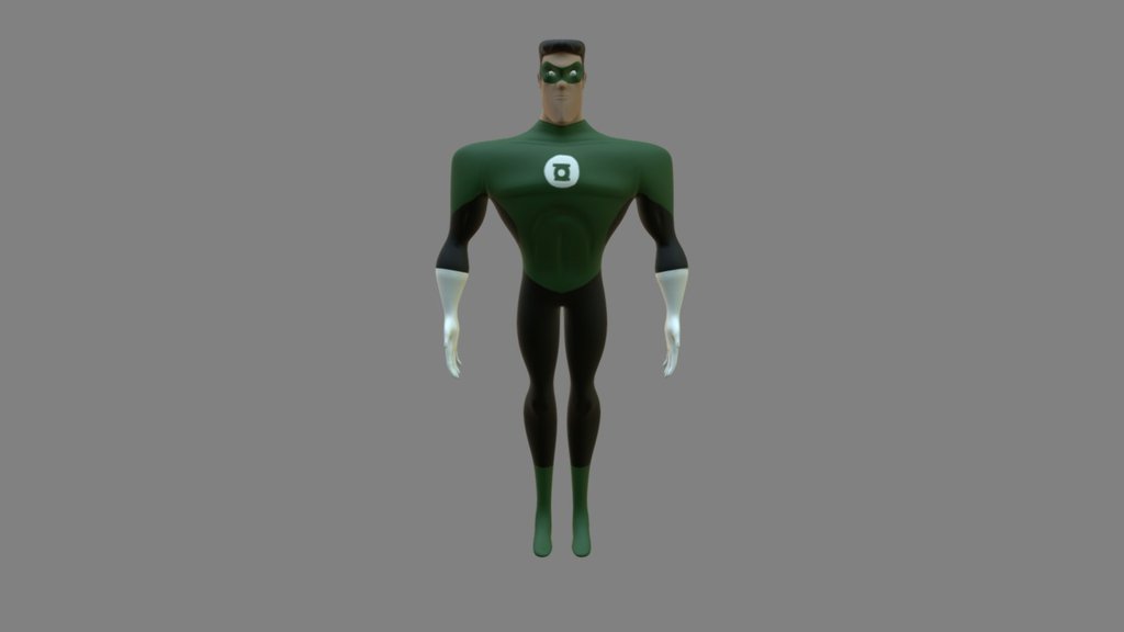Hal Jordan - 3D model by Maria Martins (@mariacmc) [874a7f1] - Sketchfab