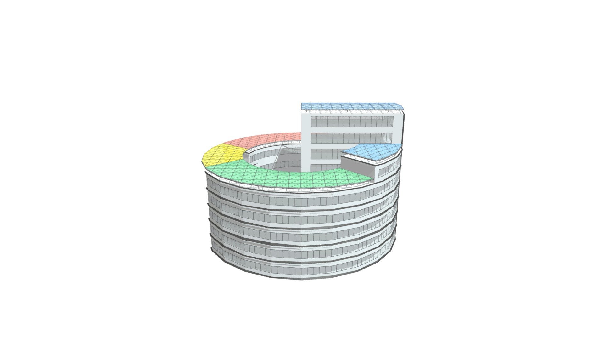 Imaginary Google Building - 3D model by Jordan CHEVALIER (@jordanchev ...