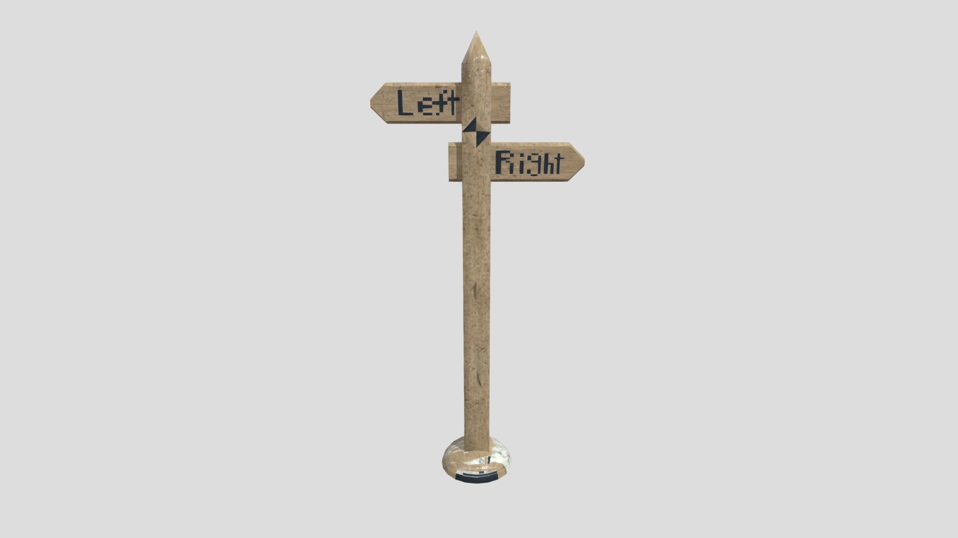 Sign Post - 3D model by Jarob808 [874c301] - Sketchfab
