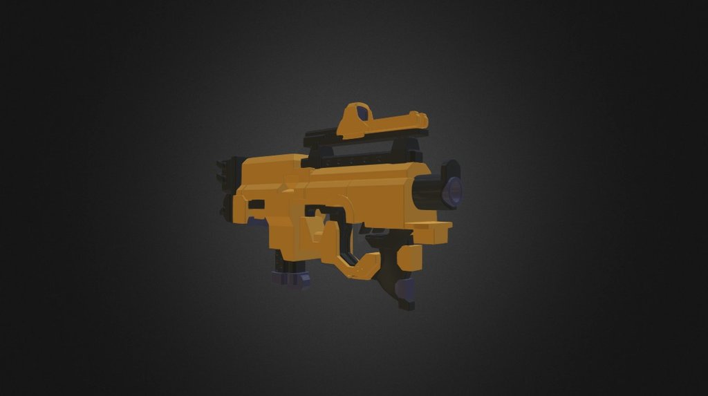 Gun - 3D model by Hsuan (@HsuanLuo) [874eb5b] - Sketchfab