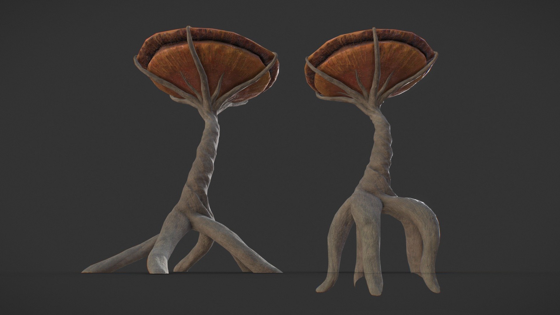 Alien Mushroom - 3D model by kumabeer [874ef9e] - Sketchfab