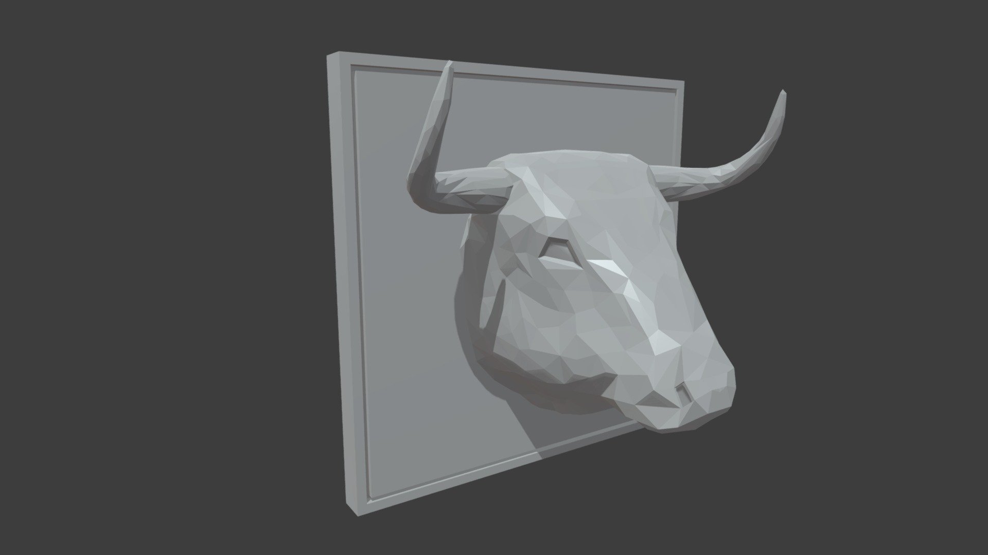 Low Poly Bull Head - Buy Royalty Free 3D model by ViperJr3D [8751d9c ...