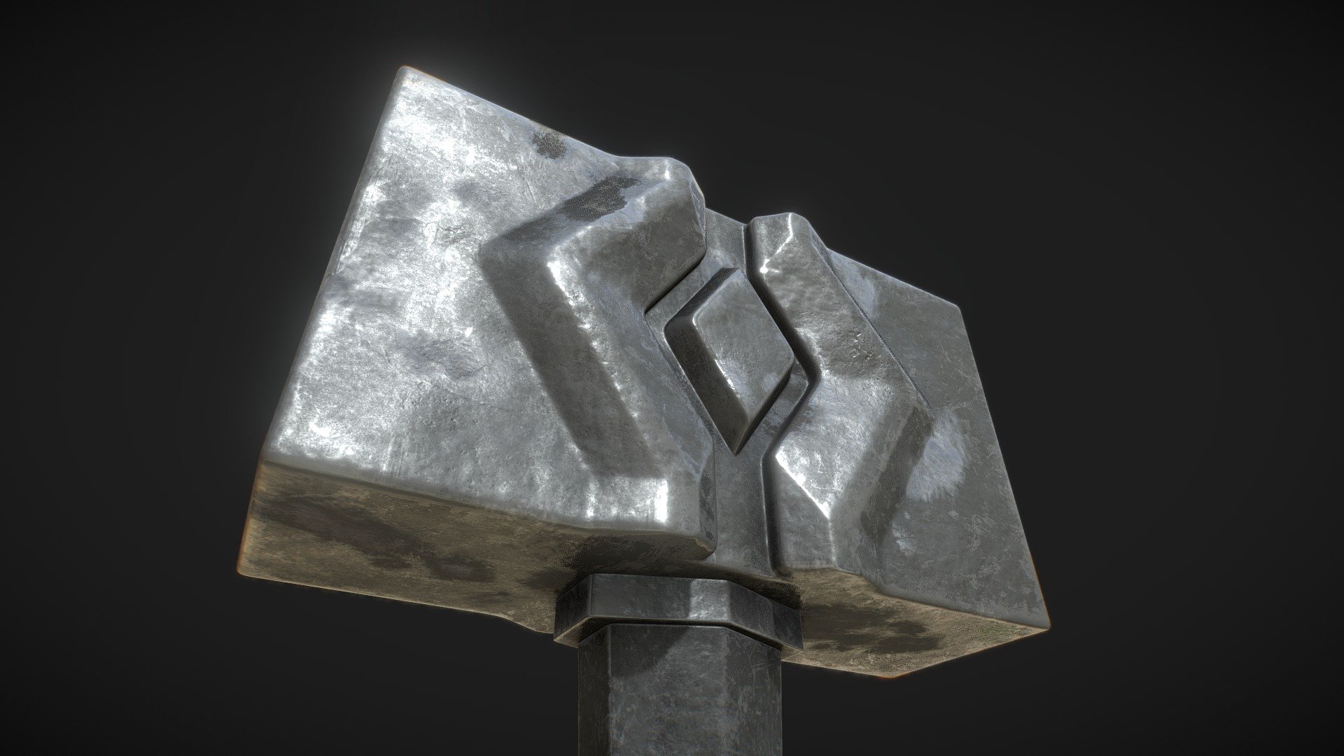 The Smith - Hammer - Milestone 3 - 3D model by Pedro Pahl (@pedro ...