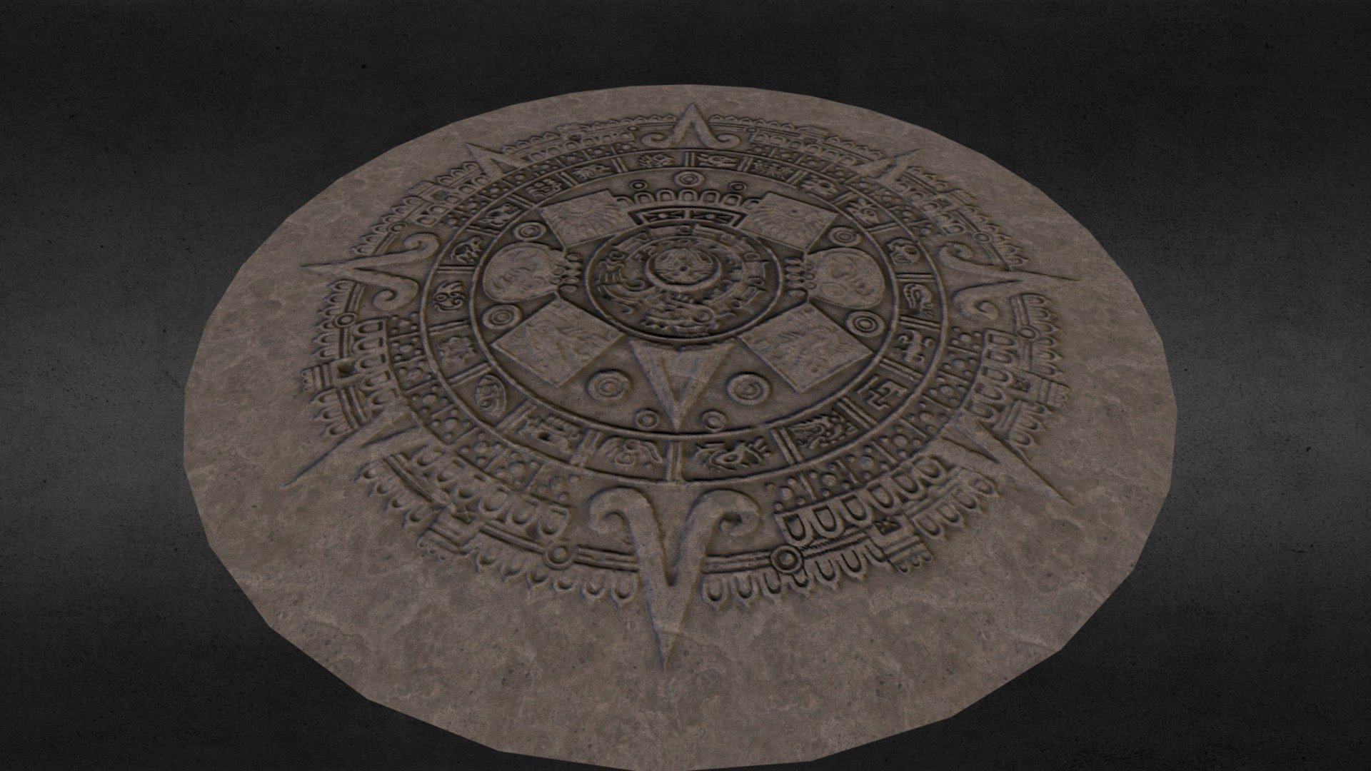 Aztec Runecarving - 3D model by TheBigRed [8752395] - Sketchfab