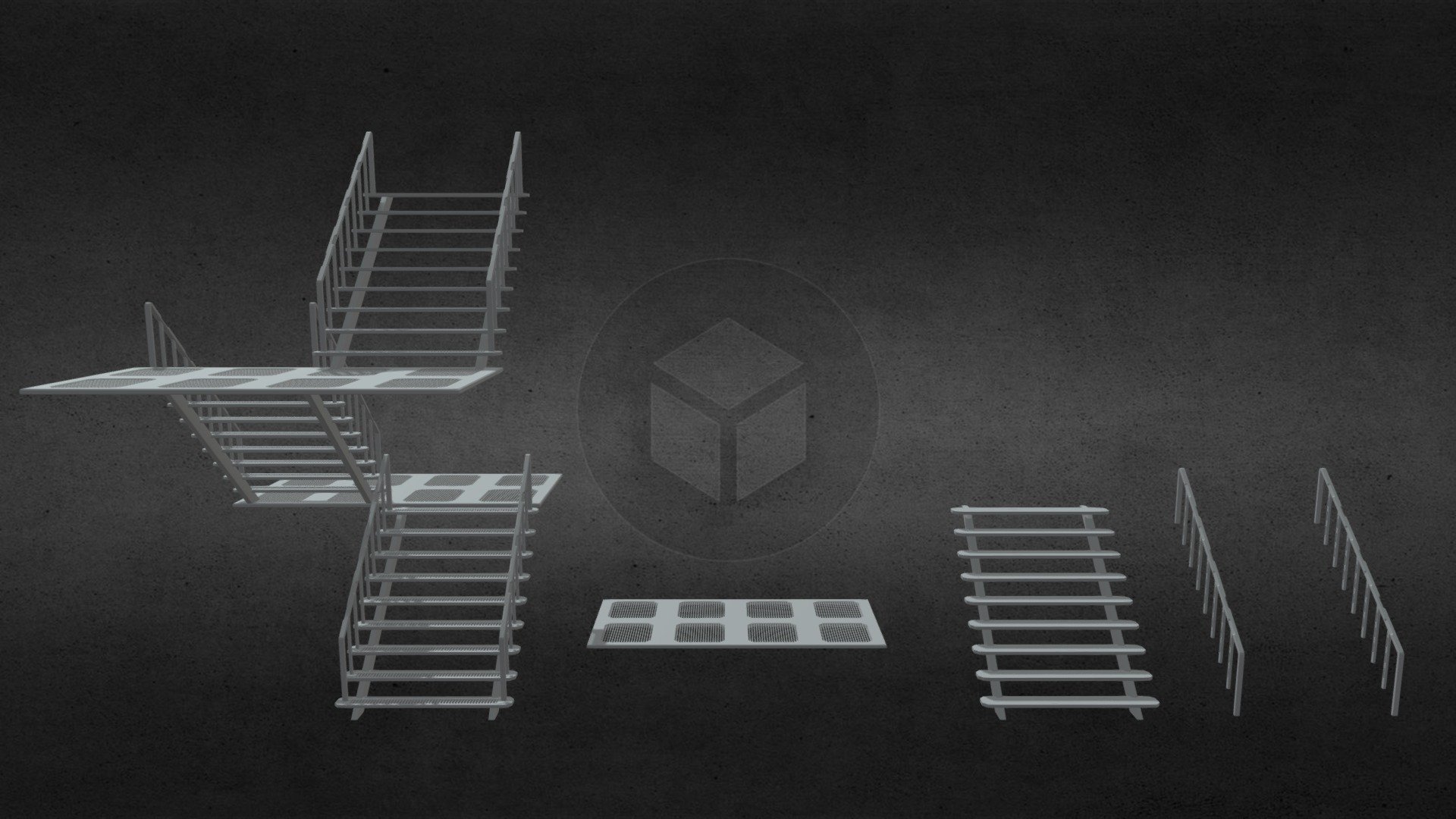 Sci-fi Ladder Highpoly - Download Free 3D model by drakula_graf ...