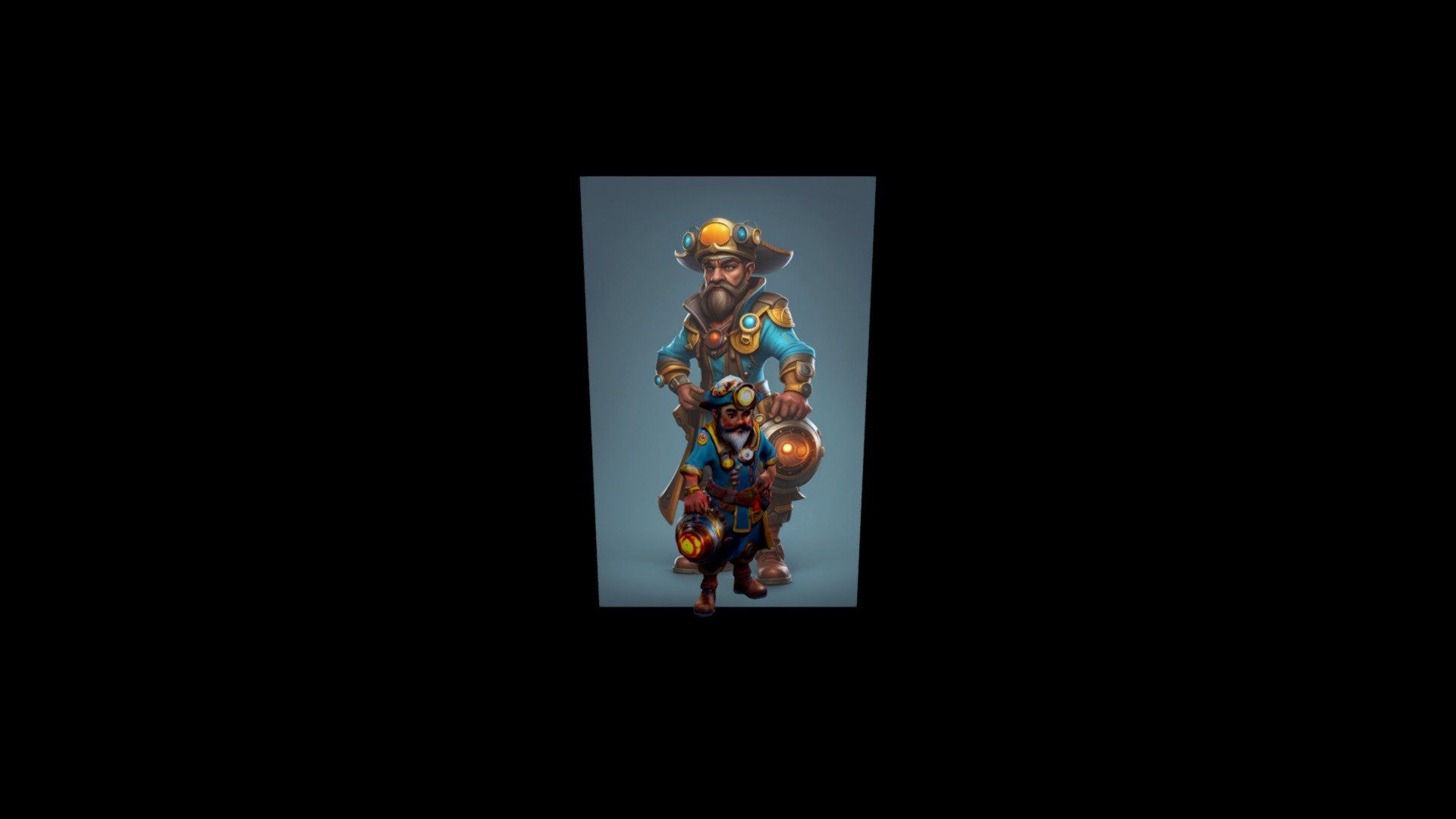 The image is of a cartoon character wearing arm - Download Free 3D ...