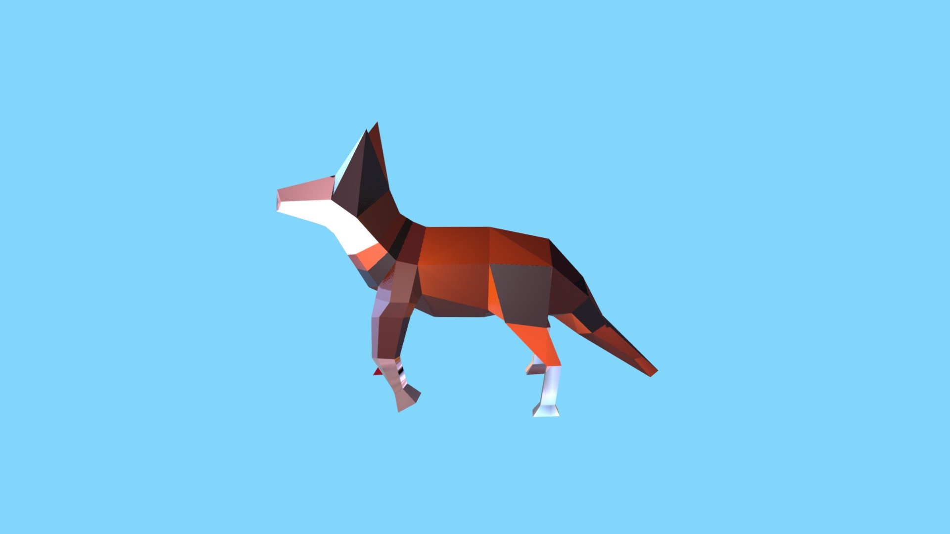 Low poly fox - 3D model by mprabhakaran1991 [875761d] - Sketchfab
