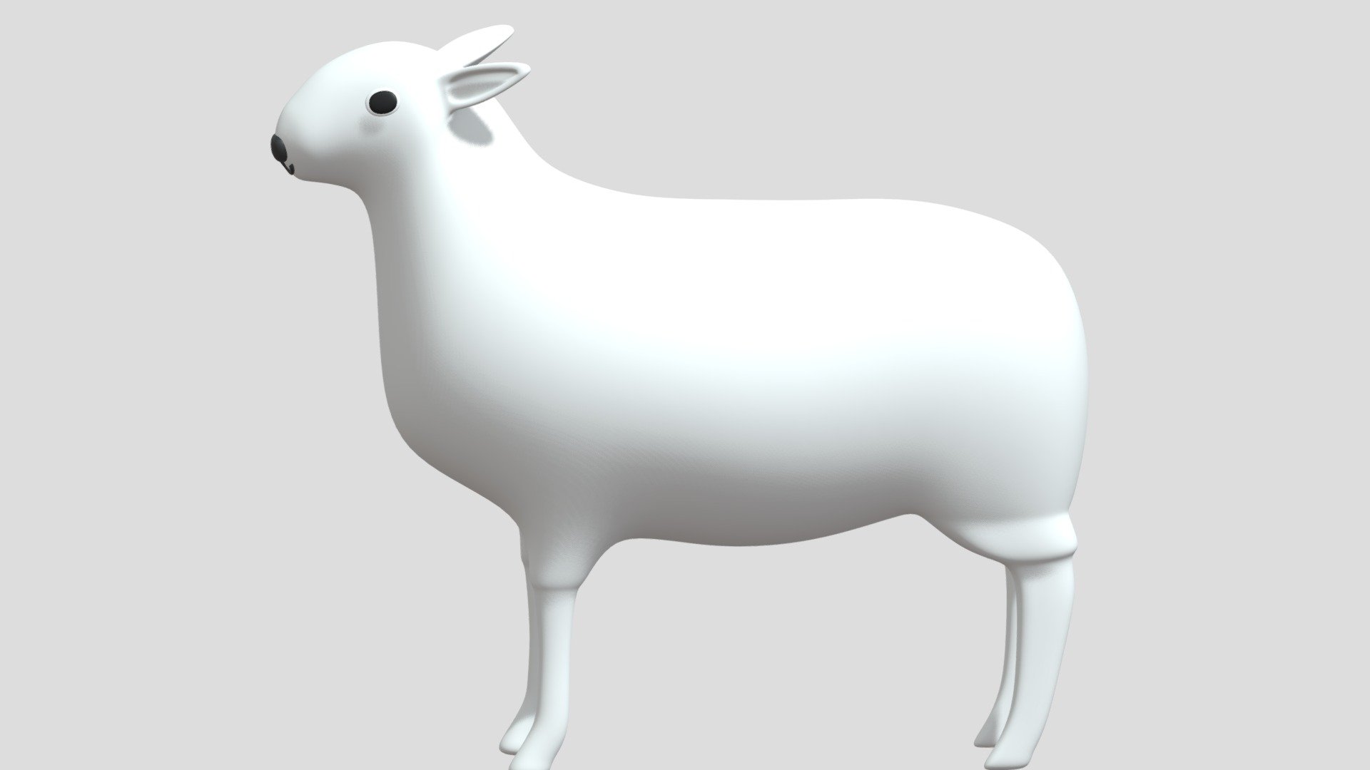 Cartoon Cute Sheep 3D model - Buy Royalty Free 3D model by Philip Storm ...
