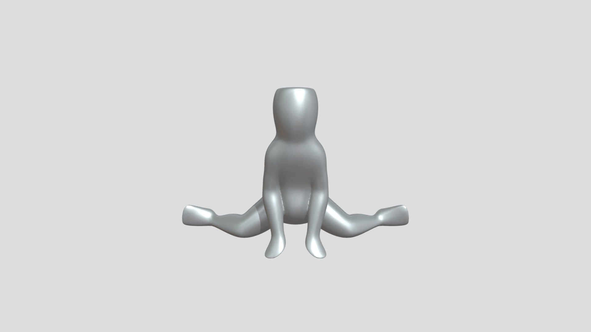 abstract seated figure - 3D model by Digoprint (@mohannad.doghem ...