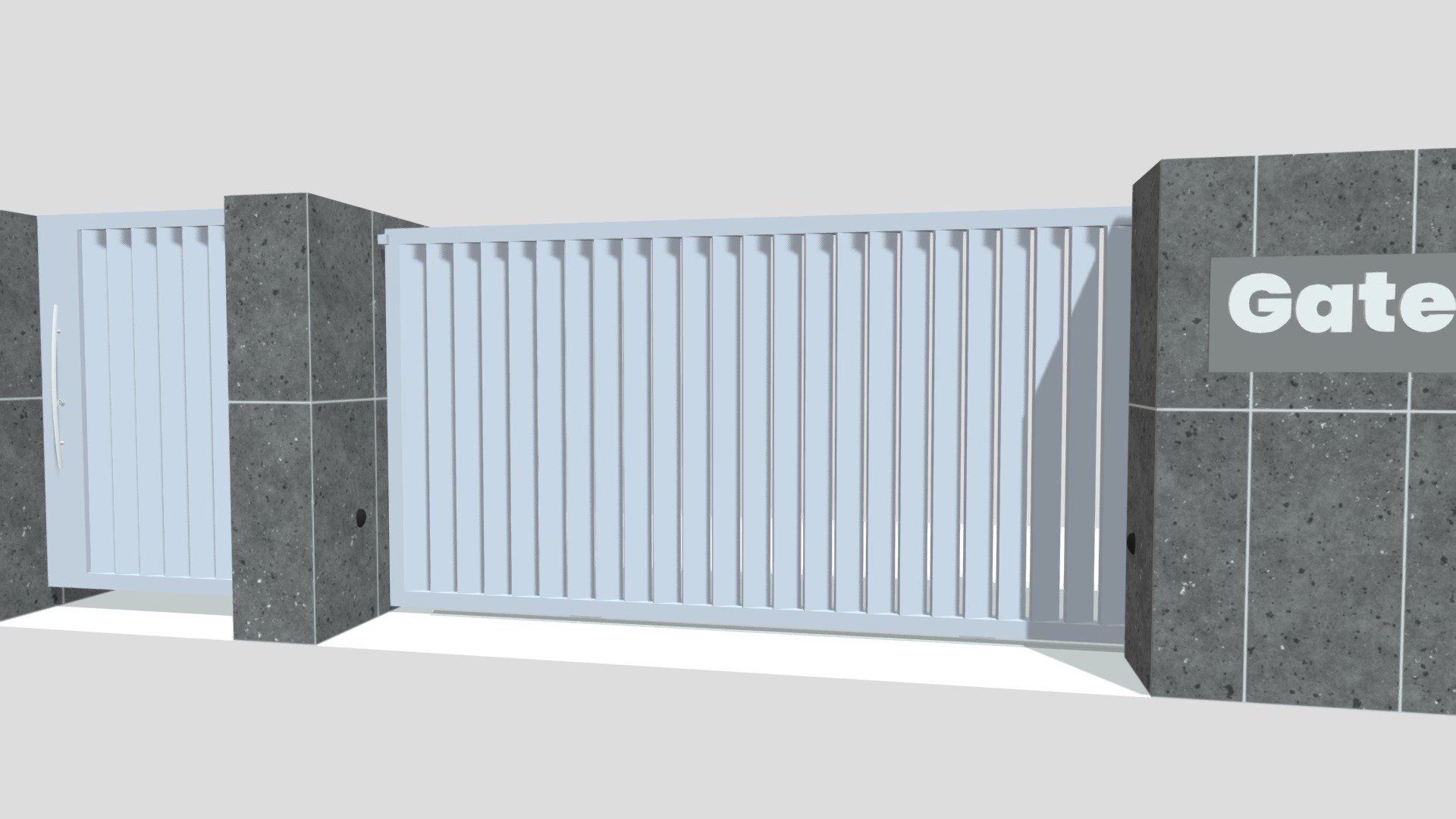 Latest Sliding Gate Design By Gateswale - 3D model by shyamthunga72 ...