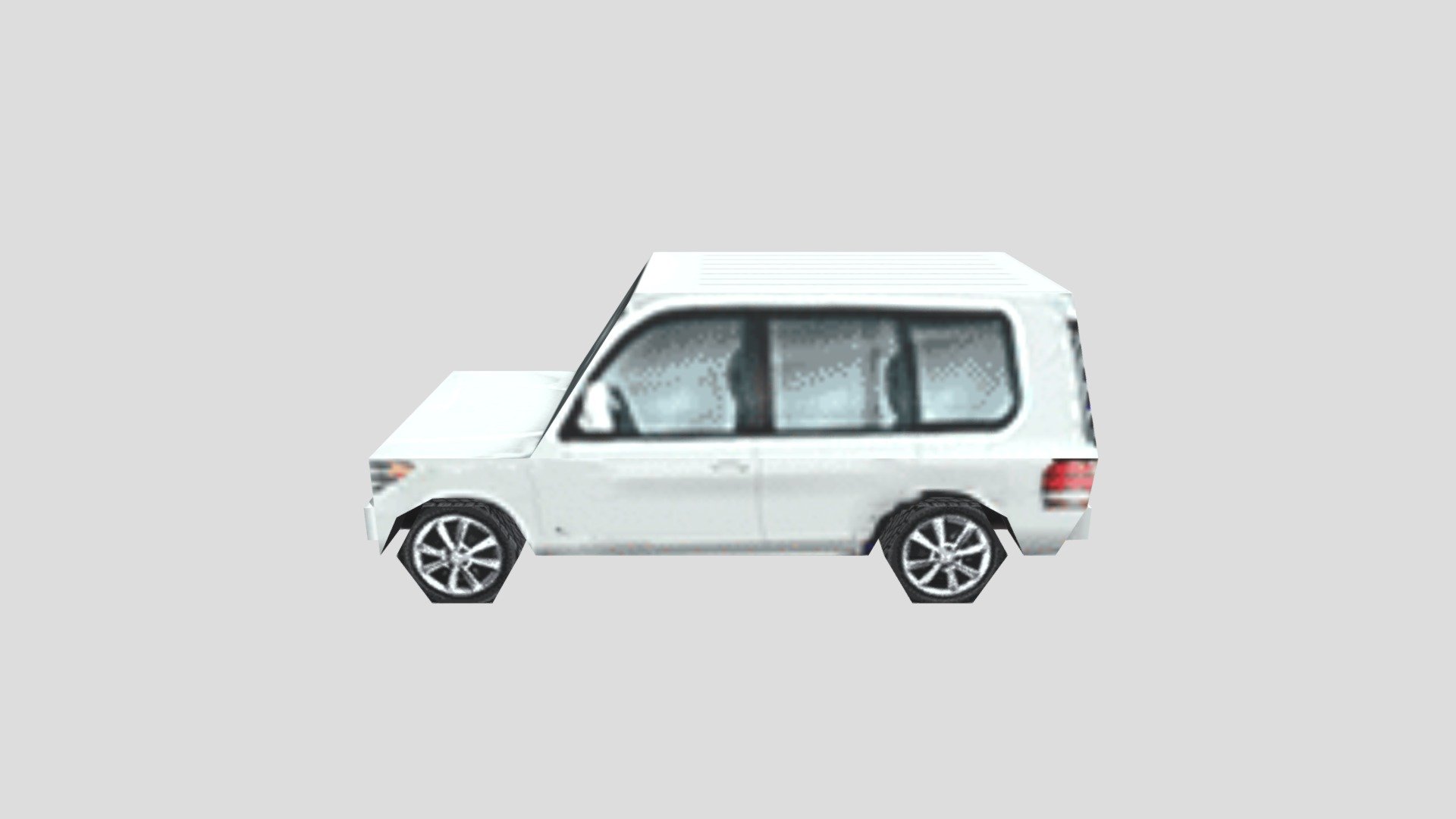 PS1 Styled Car (White) - 3D model by MostAmbitiousCrow [875cdae ...
