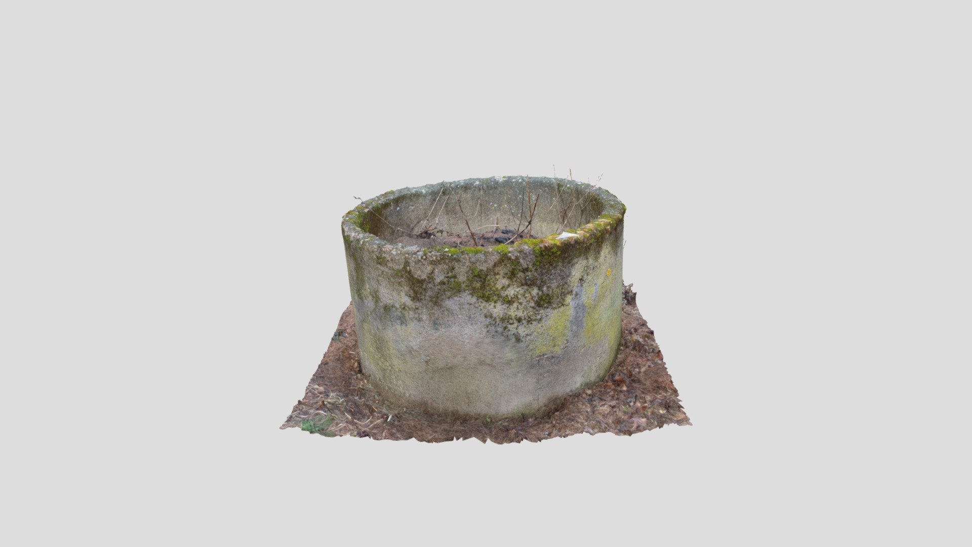 Old concrete well ring - Download Free 3D model by Mansku [875ce69 ...