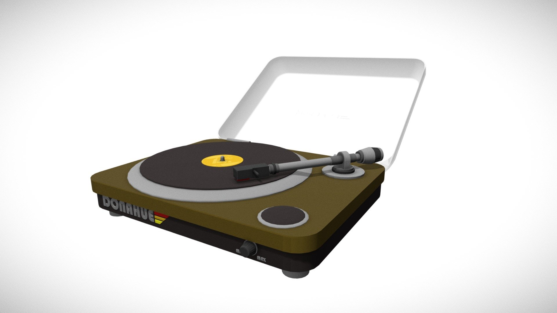 Record Player - 3D model by MattRyan3D [875d57f] - Sketchfab