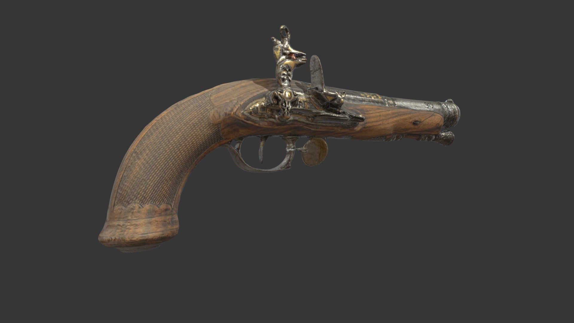 Gun_919 - 3D model by 5dVR (@5d-VR) [875ee1c] - Sketchfab