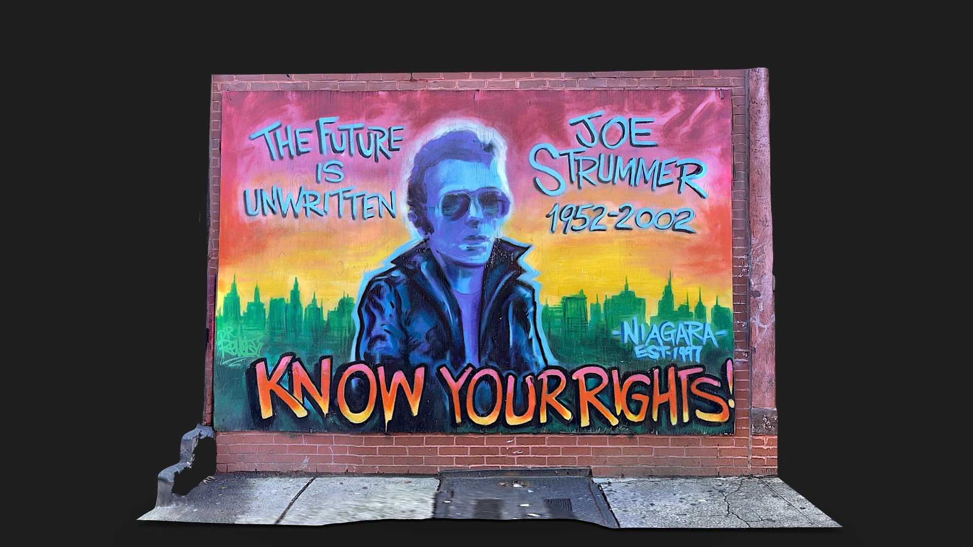 Joe Strummer - 3D model by Stuart Rosenberg (@s2rosenberg) [87608e6 ...
