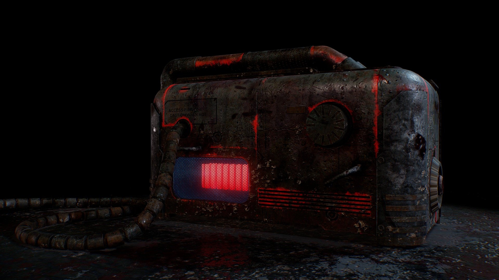 Sci fi Portable Generator - Download Free 3D model by re1monsen ...