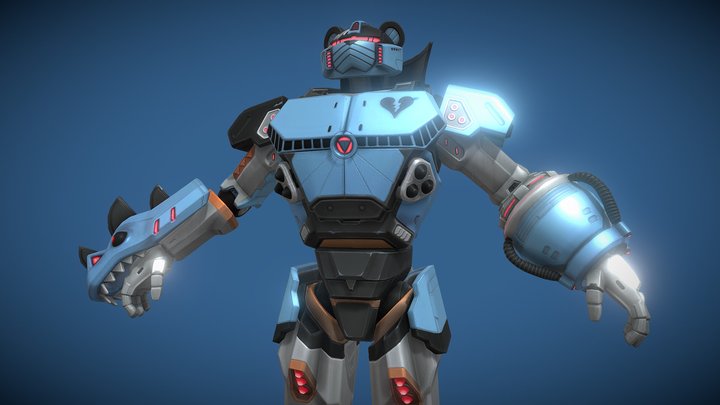 Mecha Team Leader Silver