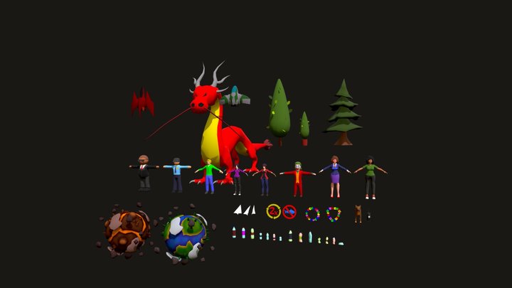 Basic 3D models - Sketchfab