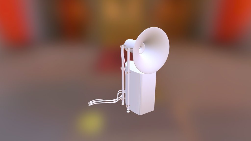 Loudspeaker - 3D model by opizoli [8767a0d] - Sketchfab