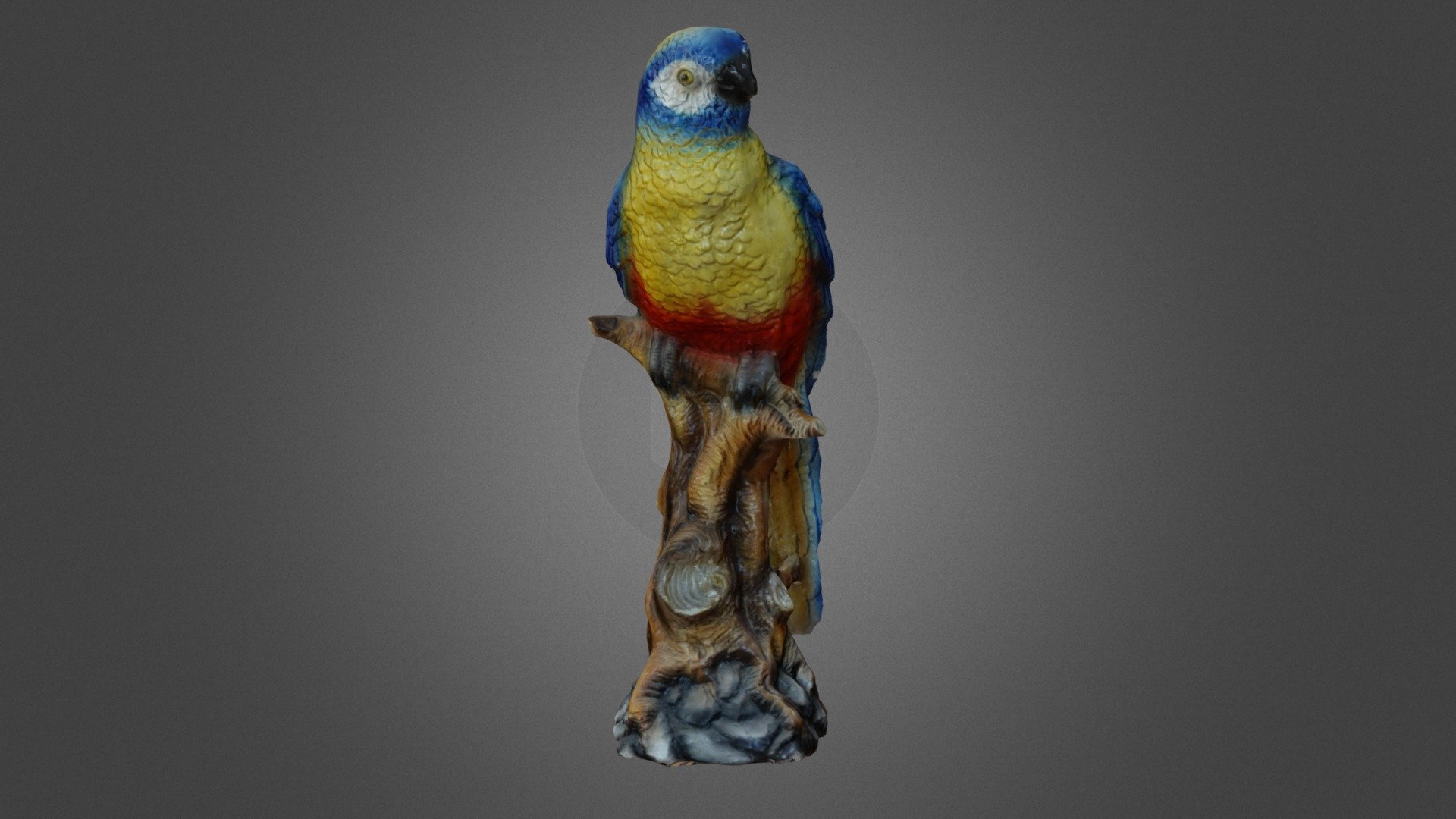 Ceramic macaw figure, glazed - Download Free 3D model by Lars Kölbel ...