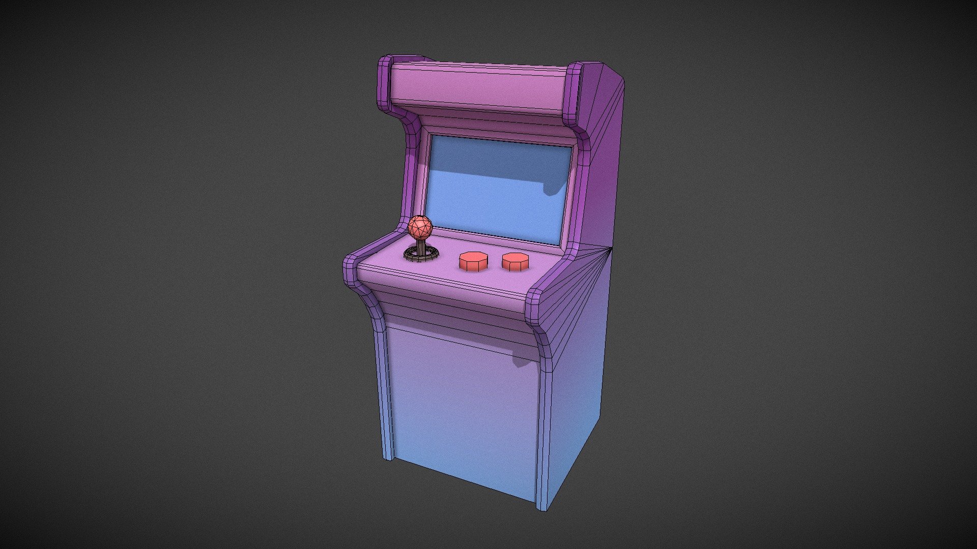 Arcade Cabinet Optimized - 3D model by ville.aroheinila [87681a6 ...