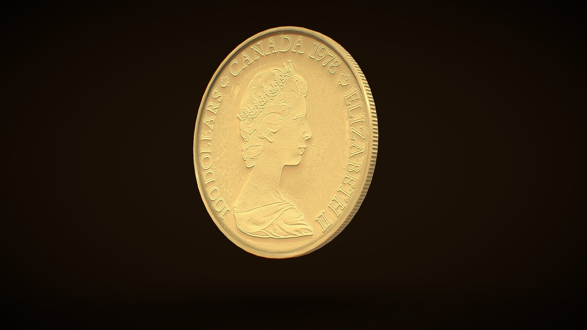 Dollar Canadian - 3D model by Stephane (@senfate) [876a475] - Sketchfab