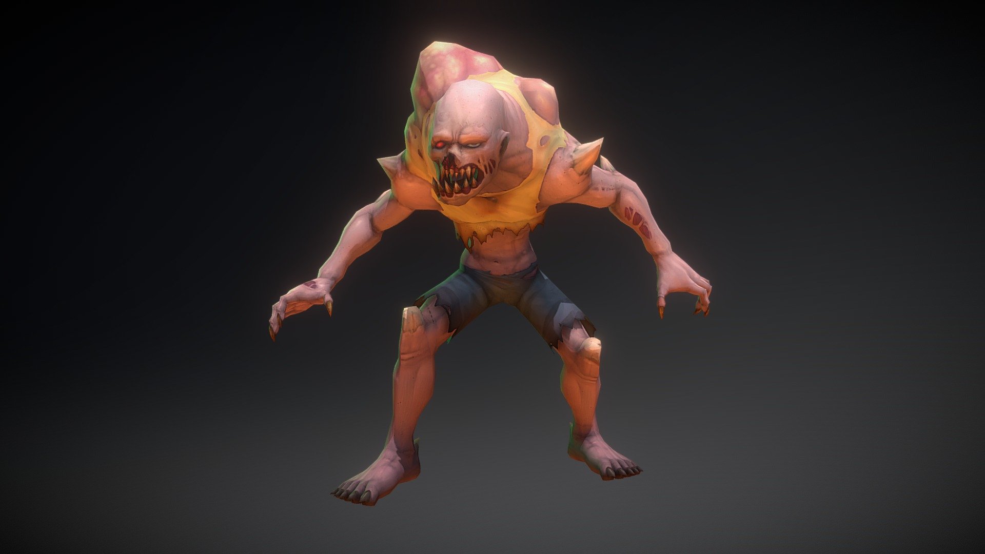 Zombie - 3D model by Oriflamme [876bd4f] - Sketchfab