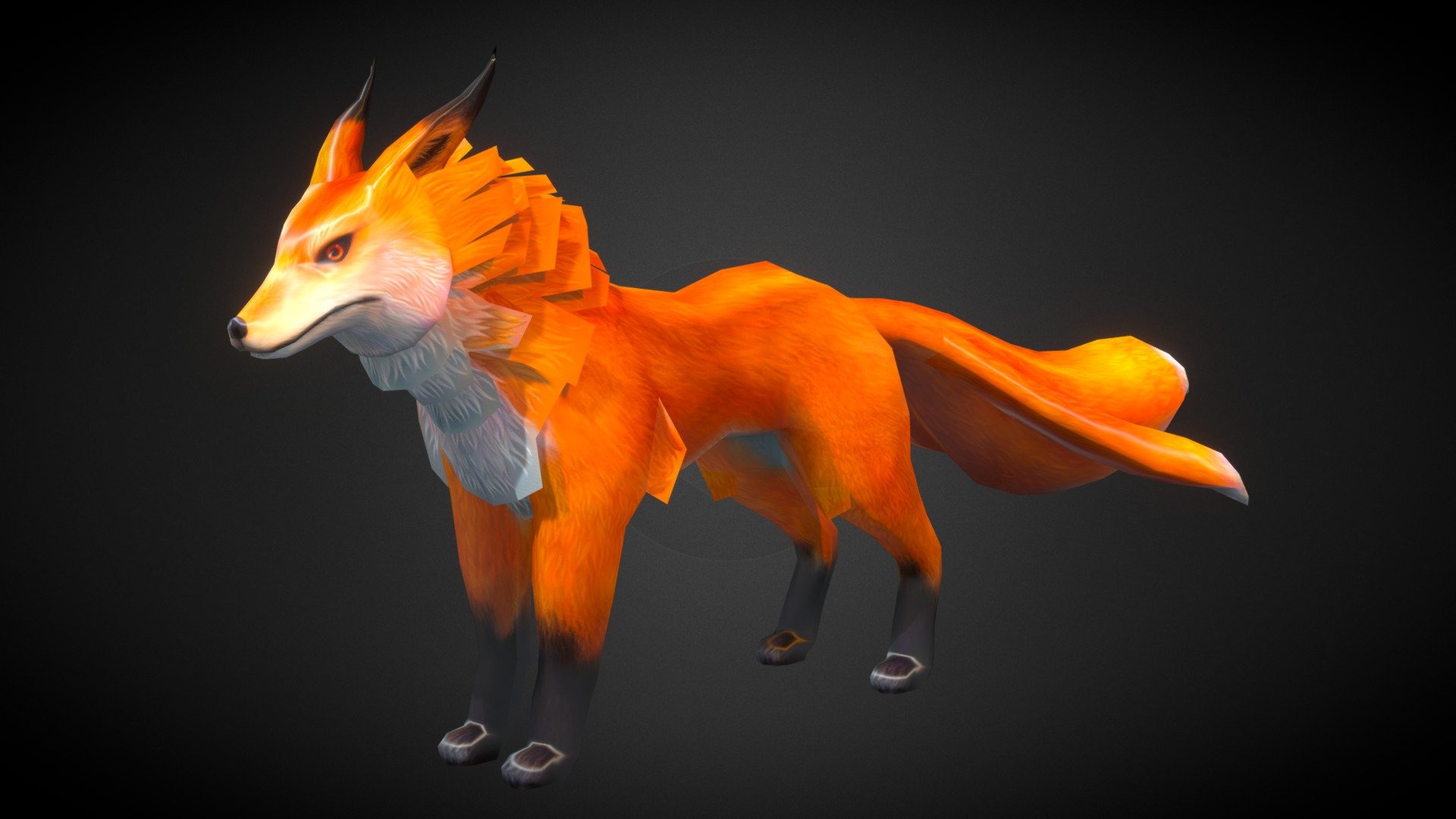 fox - 3D model by BKBSONY [876d8a9] - Sketchfab