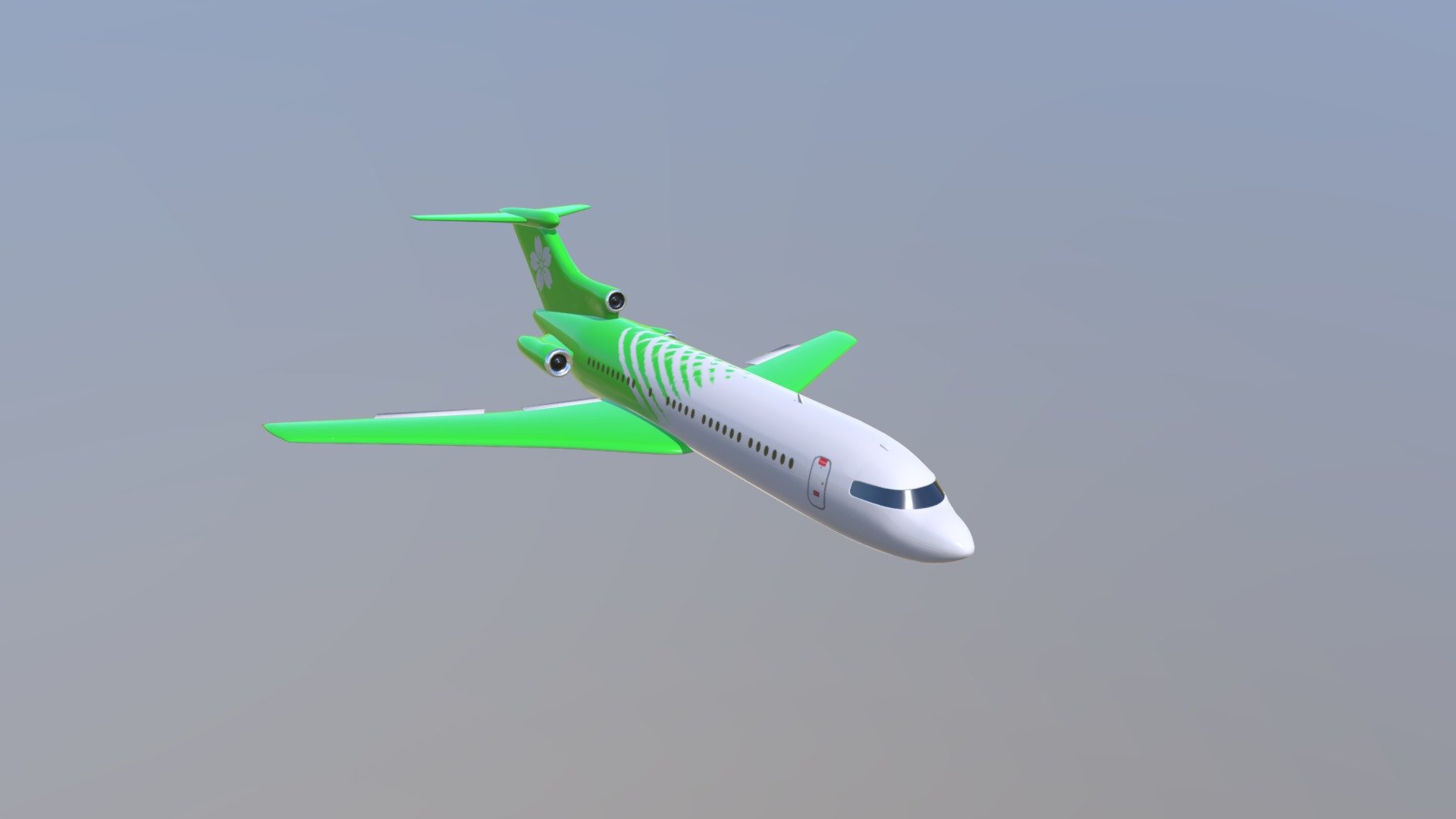 Boeing 727 - 3D model by SashkaSashka [87711b7] - Sketchfab