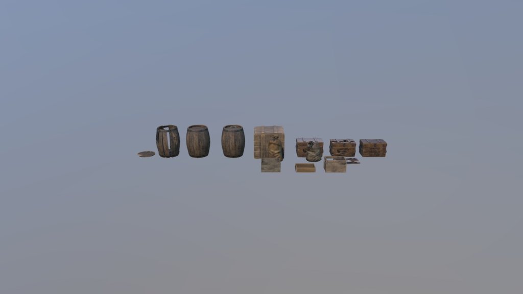 Small Props - 3D model by pauliu3 [87720ba] - Sketchfab