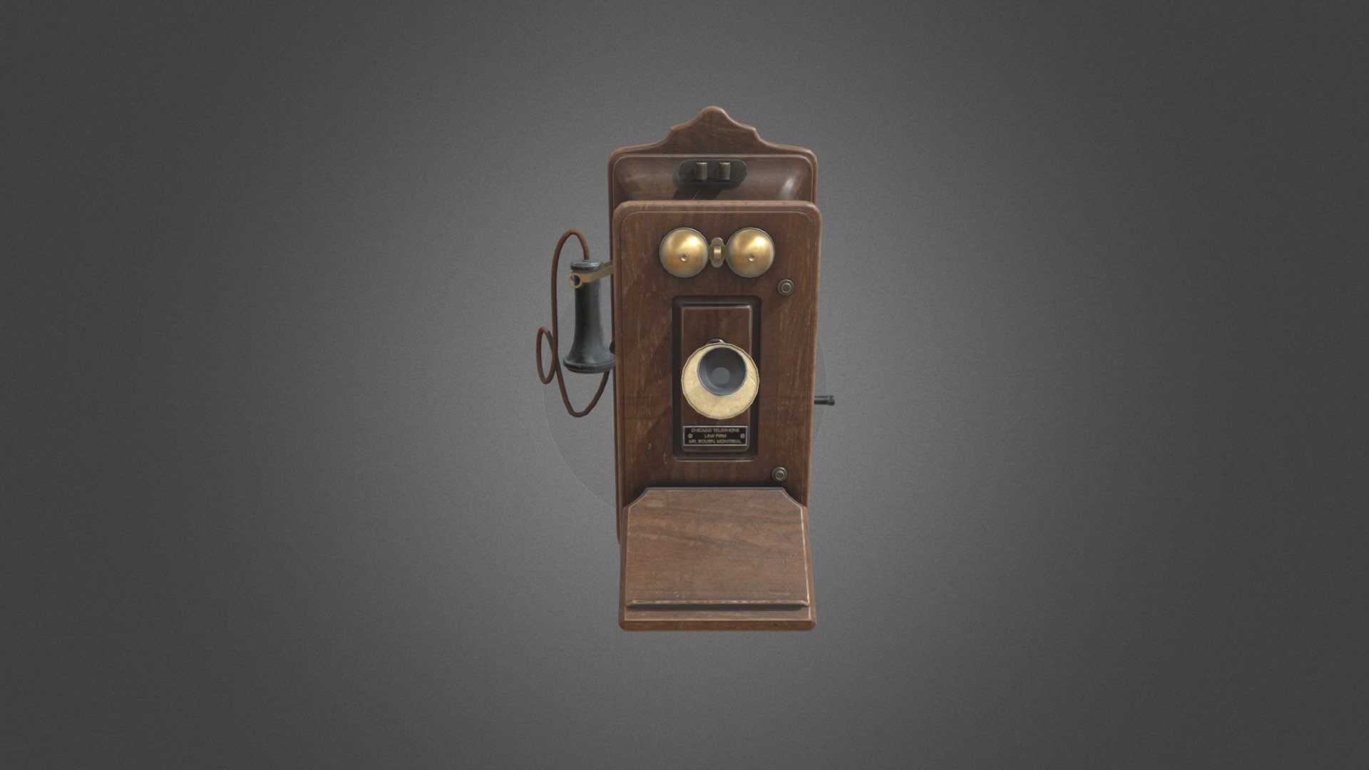 Old Phone (2k Textures) - Download Free 3D model by Alexandre Bedard ...