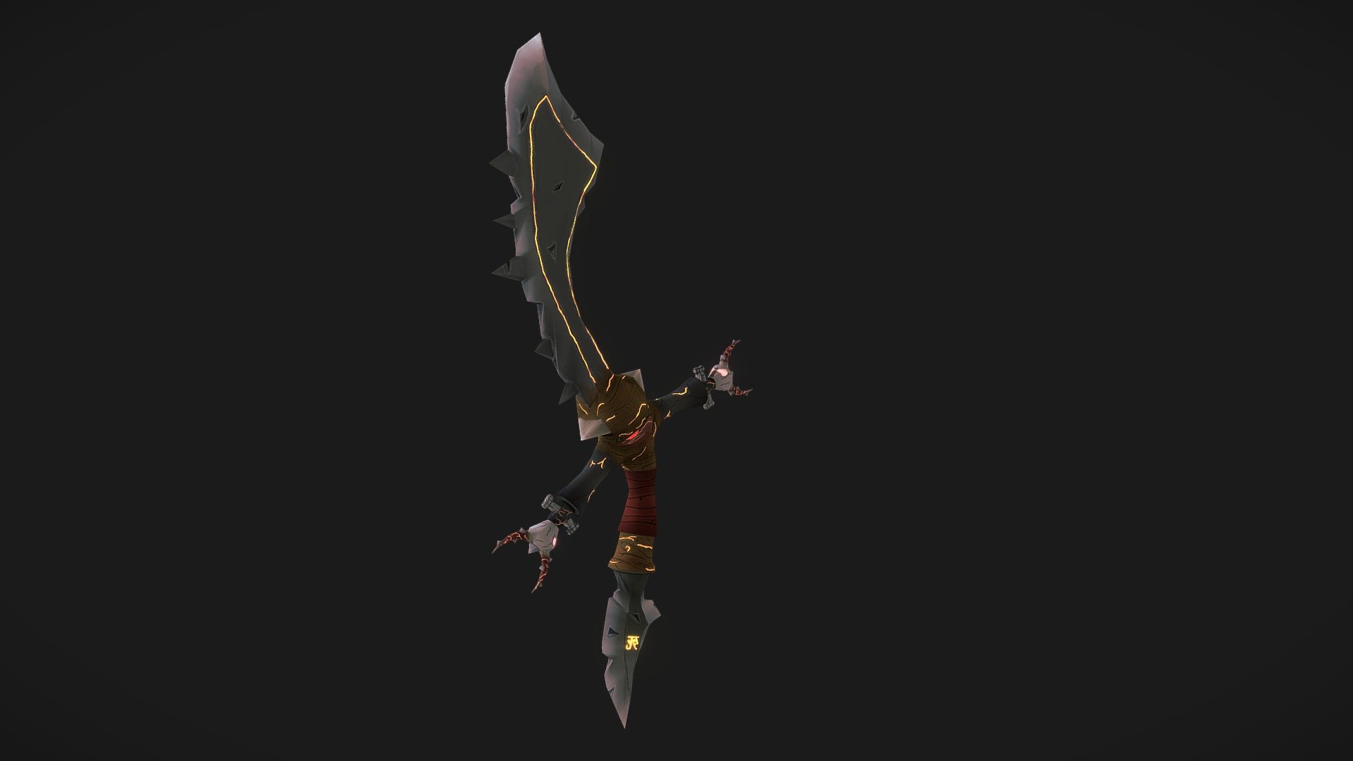 Stylized World Of Warcraft Sword - 3D model by ArthurGeeraert [8772464 ...