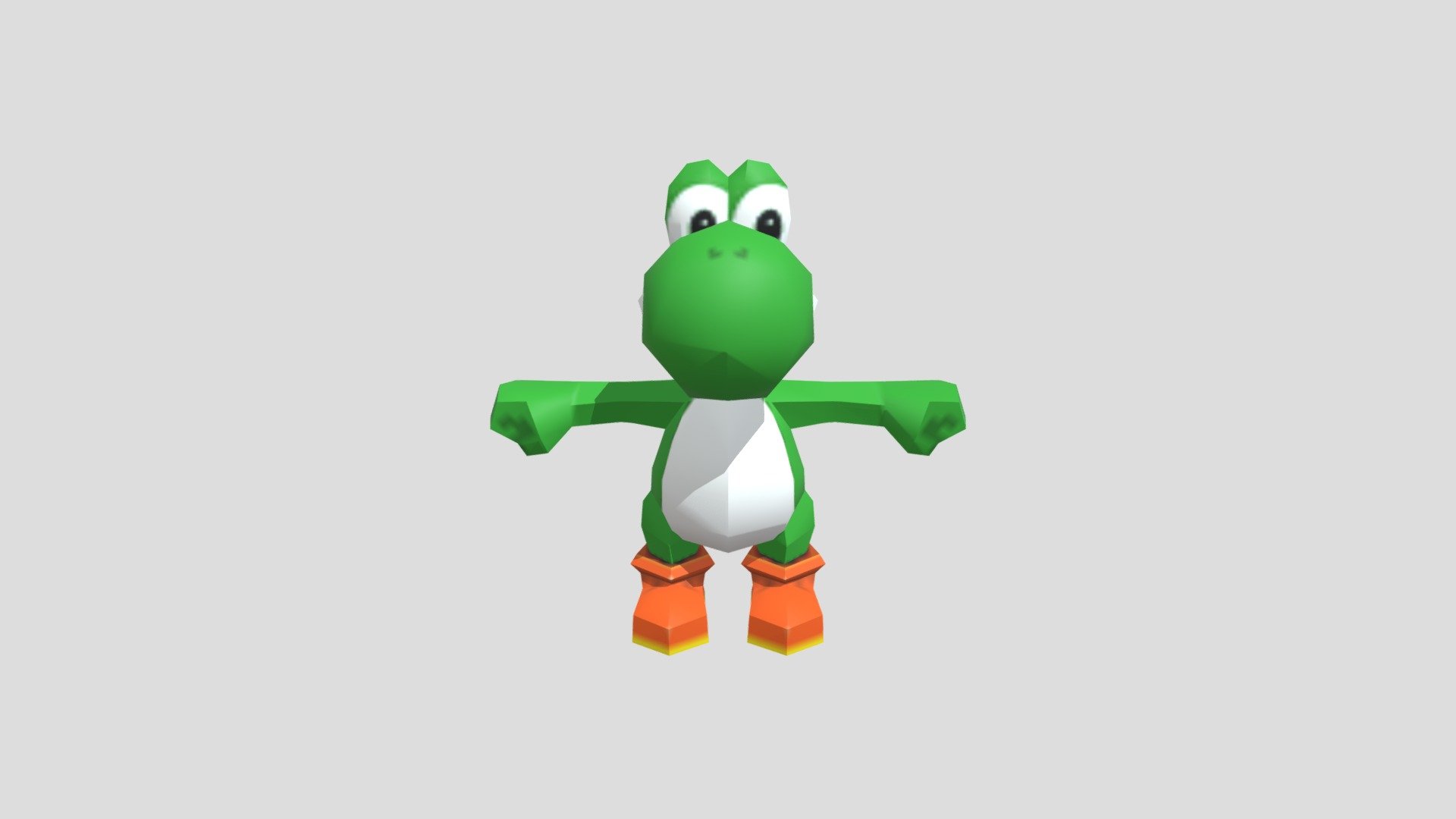 DS DSi - Super Mario 64 DS - Yoshi - Download Free 3D model by ...