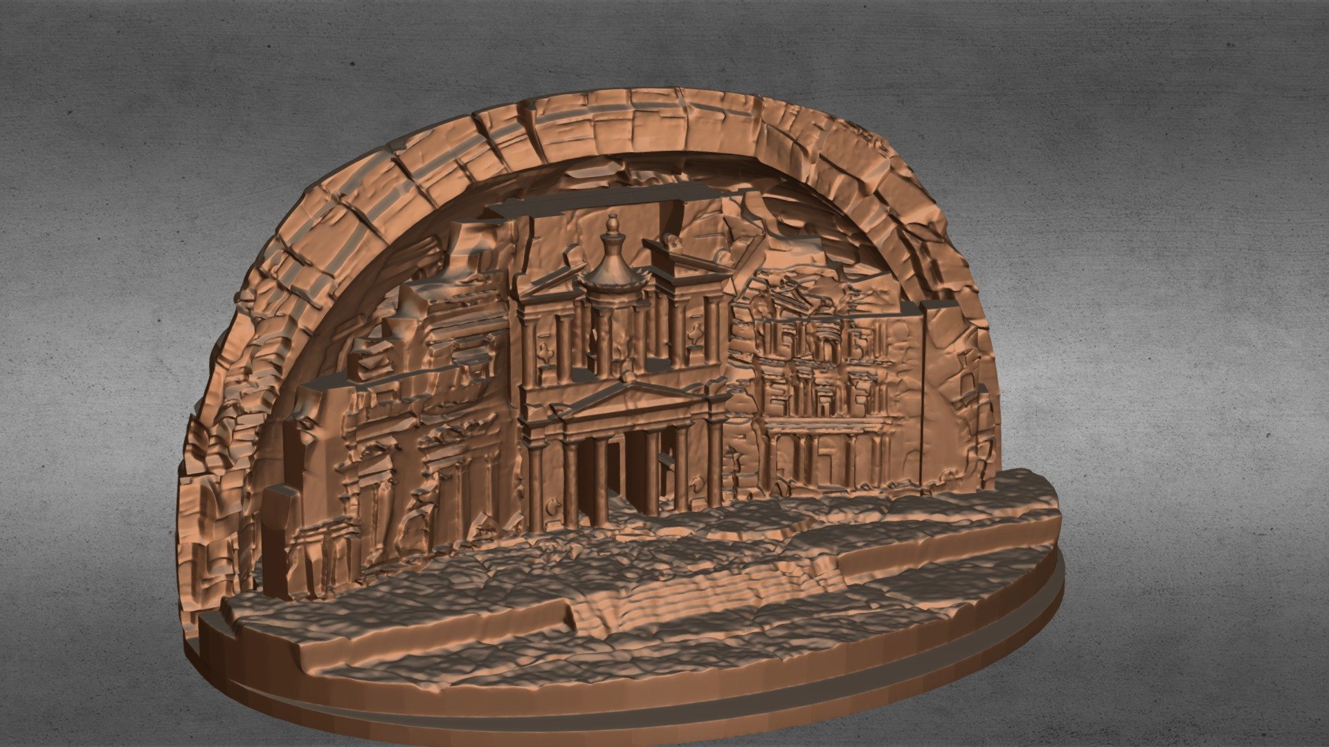 Petra Panorama - 3D model by Ahmad.Jehad.Shwayat [8775247] - Sketchfab