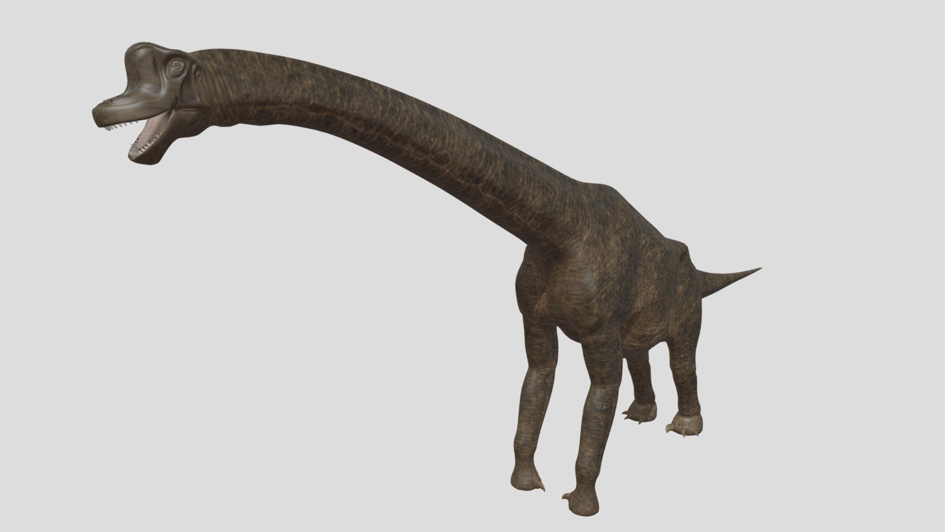 Brachiosaurus - Download Free 3D model by Modbuff (@CGreature) [877612f ...