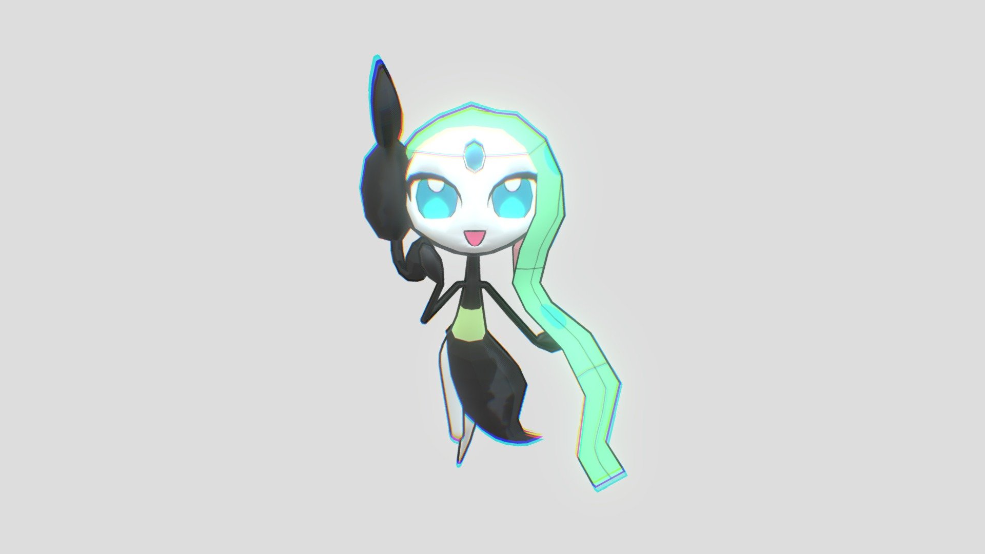 Meloetta - 3D model by TOKI (@1101448054) [87771fd] - Sketchfab