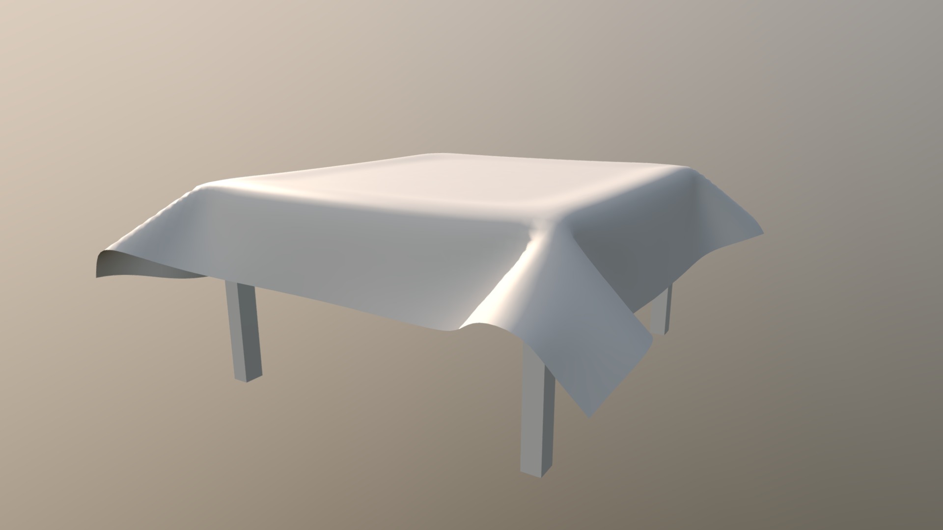 Table + Table Cloth - 3D model by Tesa Parlor (@tesaparlor) [8779910 ...