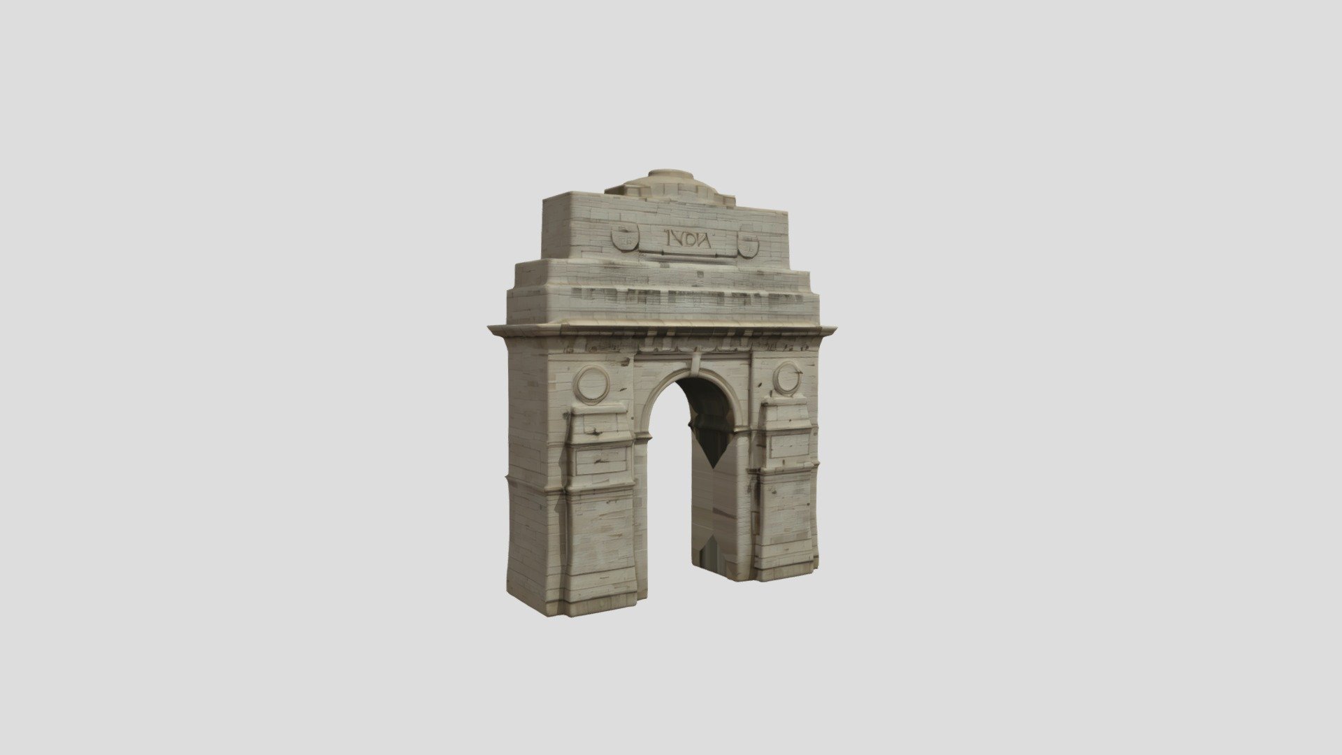 India Gate - 3D model by lagnajit007 [877999d] - Sketchfab