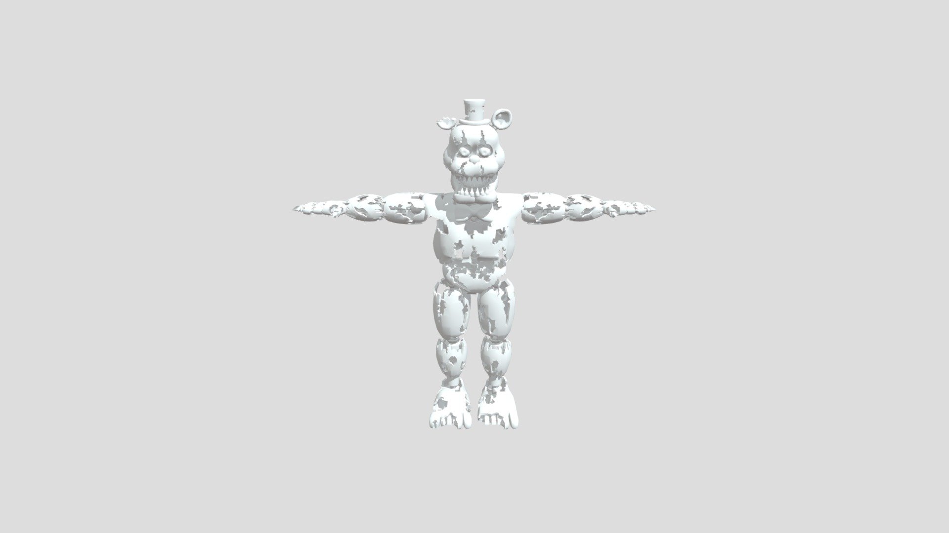 Nightmare Freddy fnafhw - Download Free 3D model by Anthonyscorrales ...