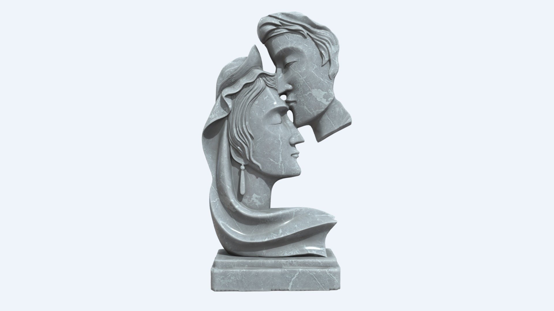 Face To Face Statue - Buy Royalty Free 3D model by digikstudio [877ae55 ...