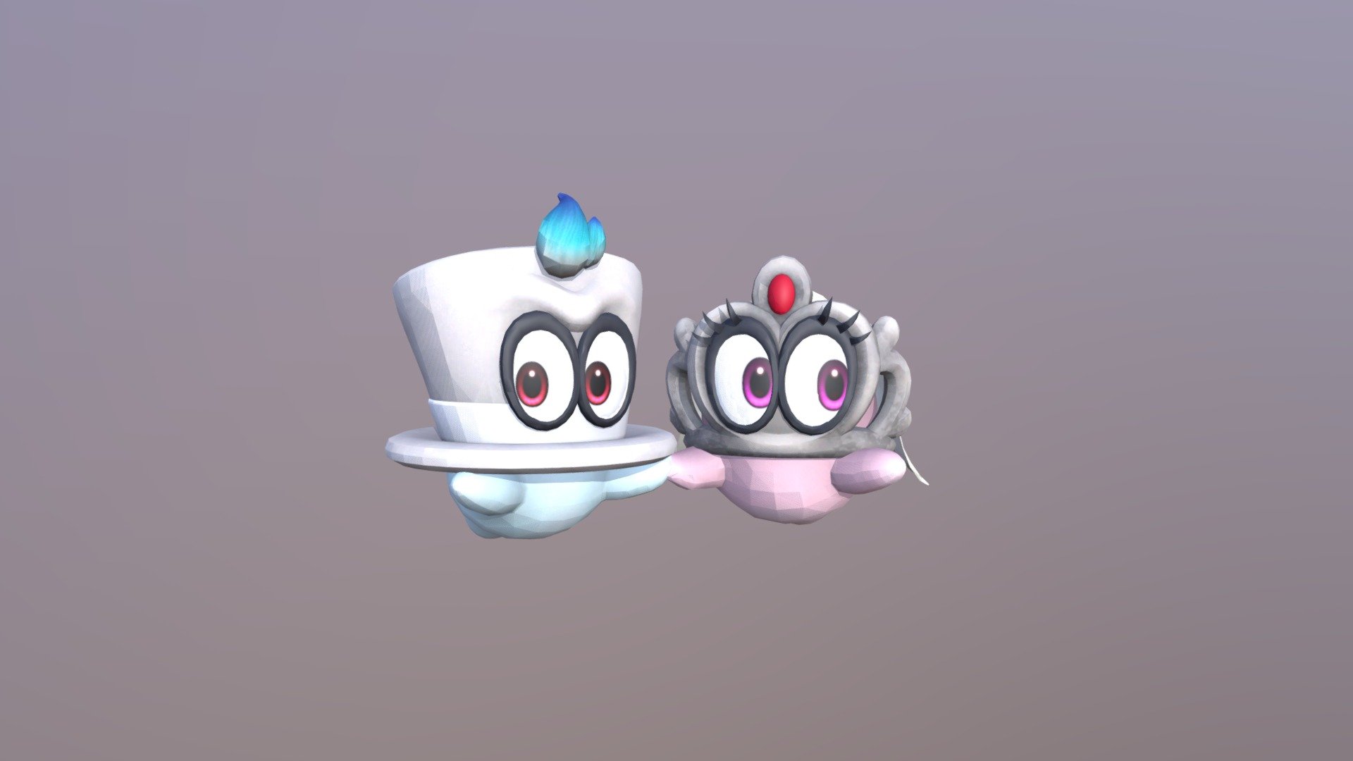 Cappy and Tiara Model - Download Free 3D model by Bobby the TCF and FSP ...