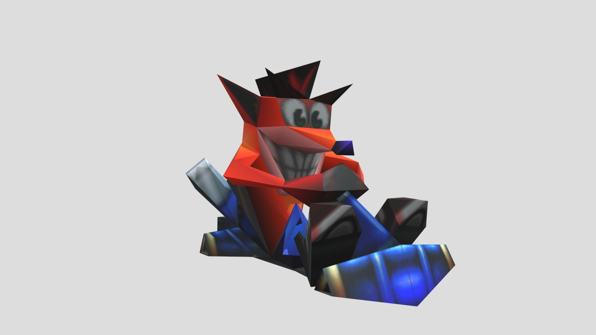 Crash Bandicoot (CTR) - Download Free 3D model by kanaleja87 [877dab2 ...
