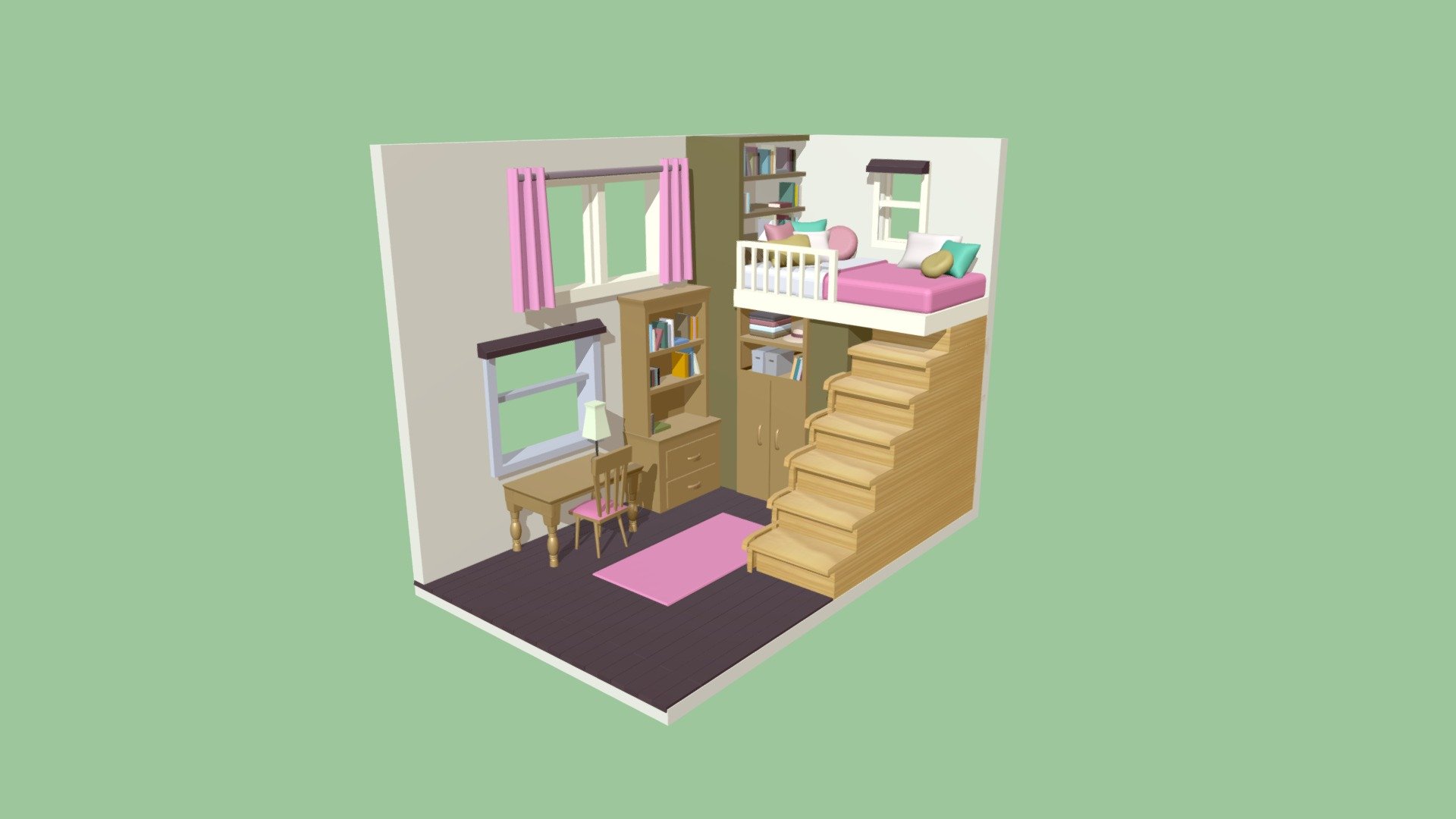 Dream Room - 3D model by NicoFin (@kimmon2005) [877e269] - Sketchfab