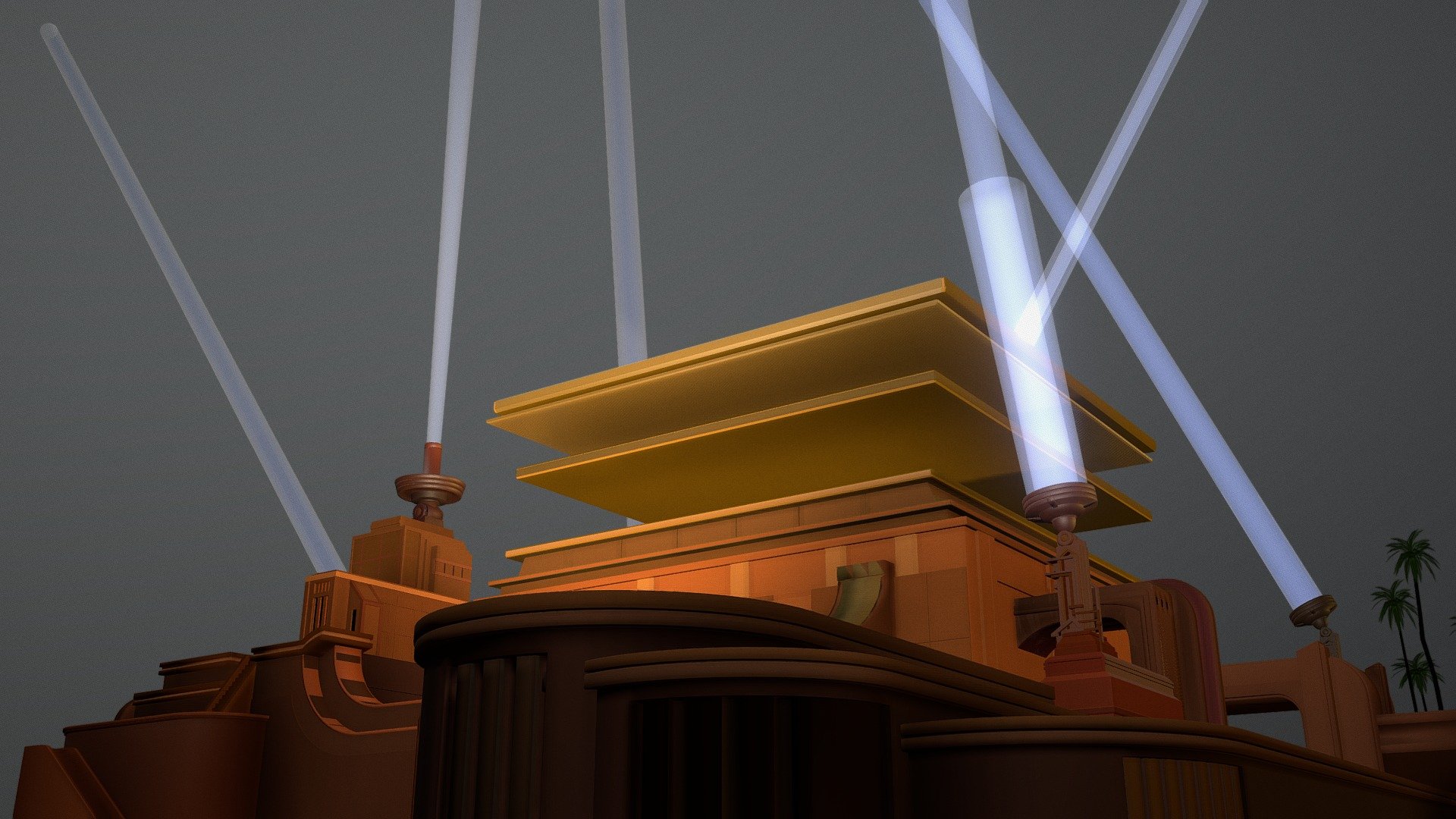 20th Century Fox Intro - Remake - Download Free 3D model by Lighting ...