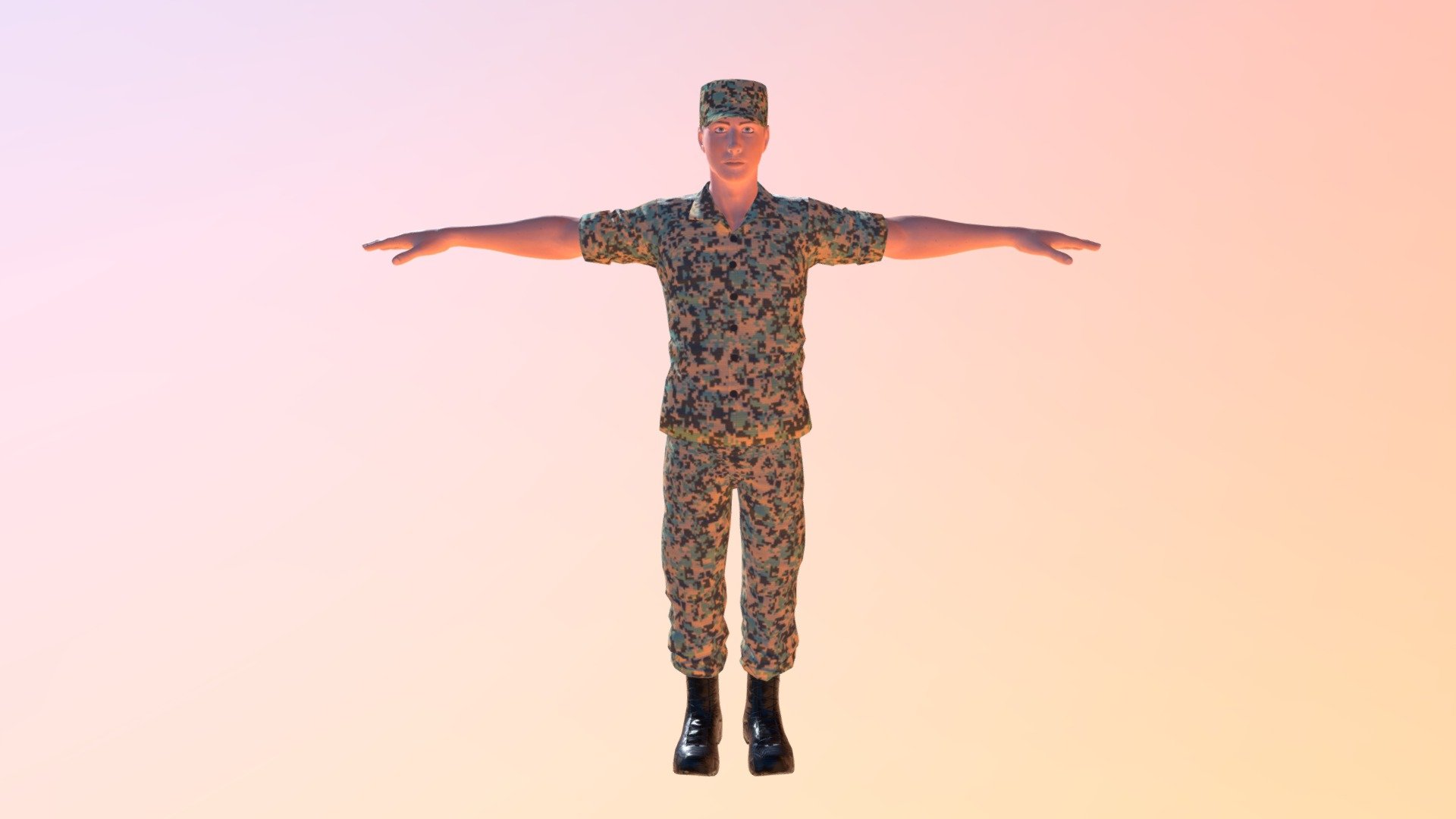 US Marine - Download Free 3D model by doctortex [877f59b] - Sketchfab