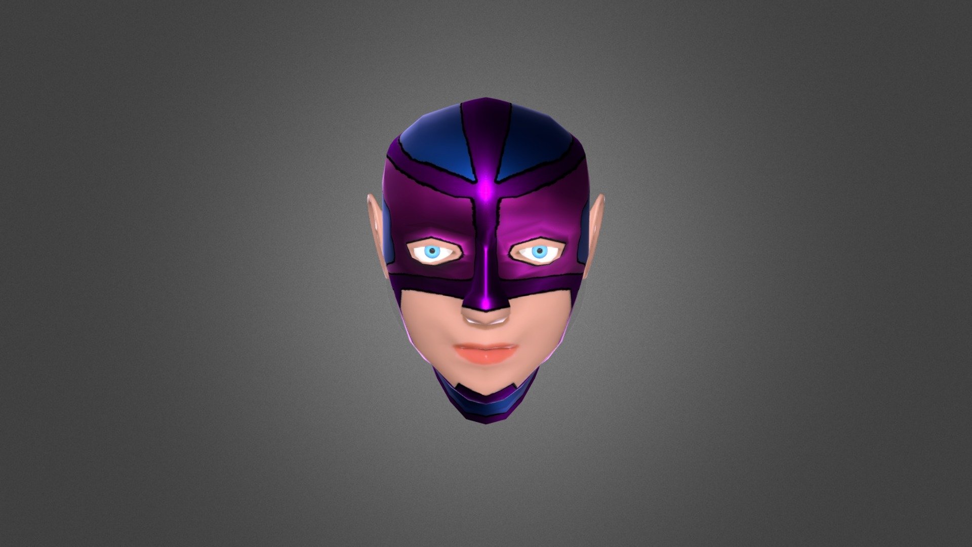 Face Hero - 3D model by ranbul [877fcf8] - Sketchfab